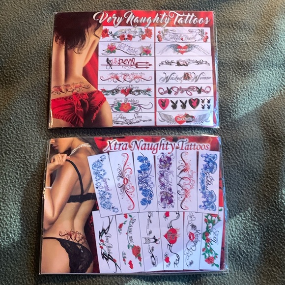 Temporary Tattoo Factory Other Nip Very Naughty And Xtra Naughty